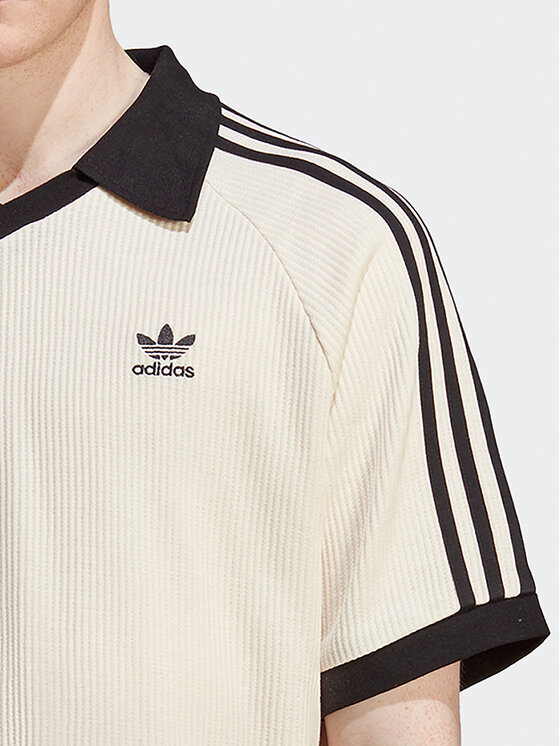 Adidas Poloshirt Adicolor Classics Waffle Polo Shirt HA9311 Beige