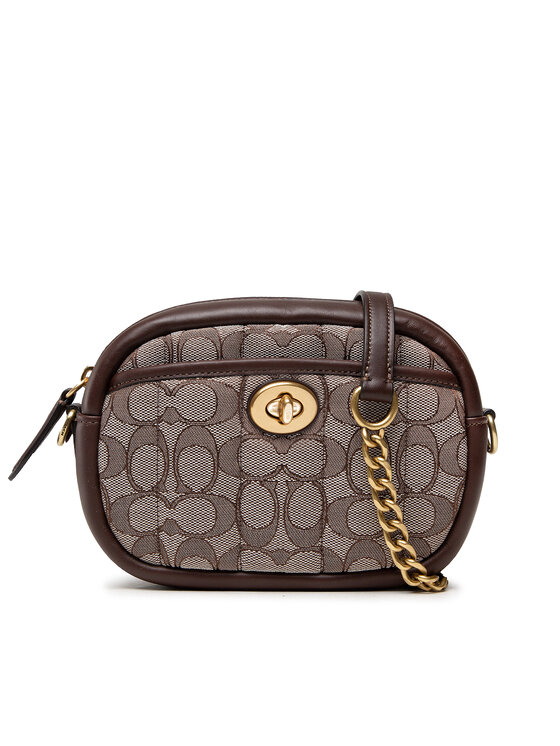 Coach Torebka Sig Jaq Qlt Cam Bag C5275 Brązowy Modivo pl
