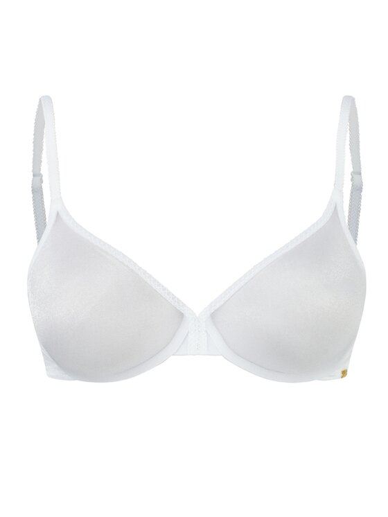 Gossard Podprsenka s kosticemi Glossies Sheer Moulded Bílá Modivo cz
