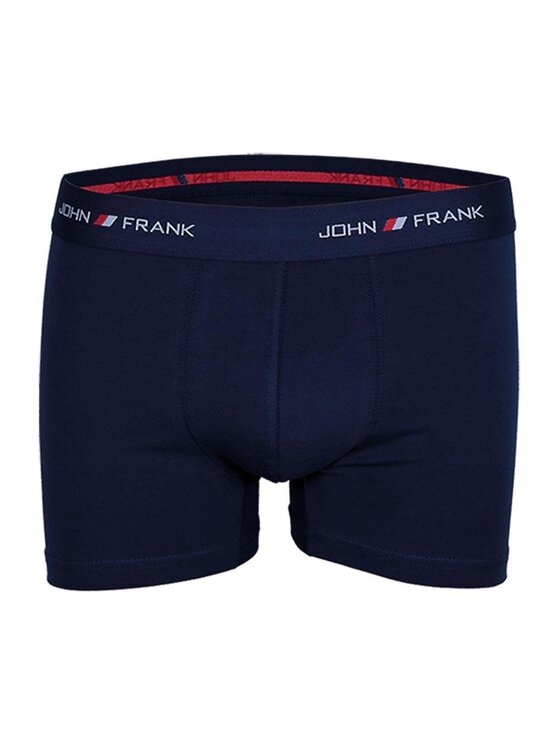 John Frank Komplet 3 par bokserek Zestaw 3 Par Bokserek Męskich Wielokolorowych John Frank ...