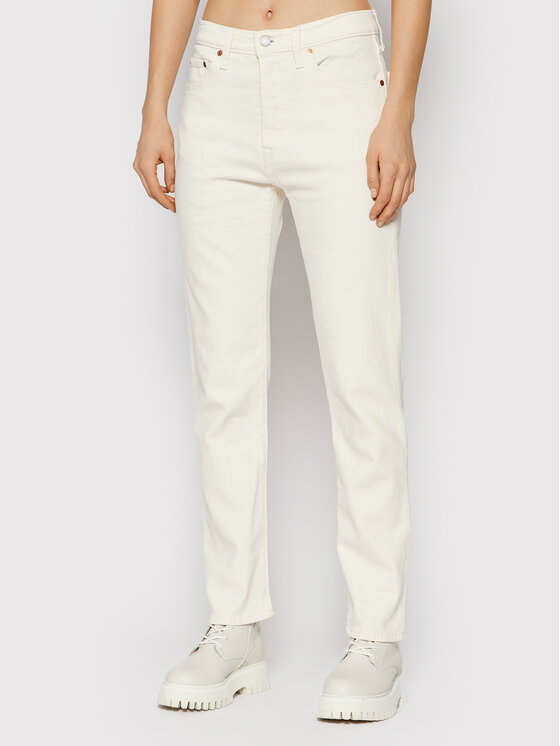 Levi's® Jeansy 501® Original 36200-0228 Beżowy Regular Fit | Modivo.pl