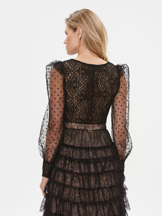 Morgan Боді 232-TORMI Чорний Regular Fit | Modivo.ua