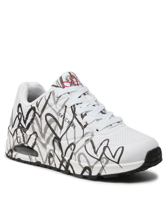 Skechers Sneakersy Spread The Love 155507/WBGY Biały | Modivo.pl