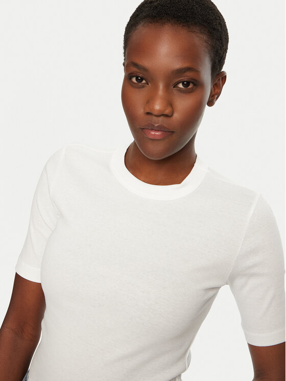 IVY OAK Tricou Kristin IO1100X2351 Alb Slim Fit | Modivo.ro