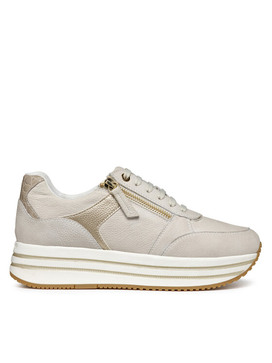 Geox Sneakersy D Kency D36QHA 0767B C1S2L Écru | Modivo.pl