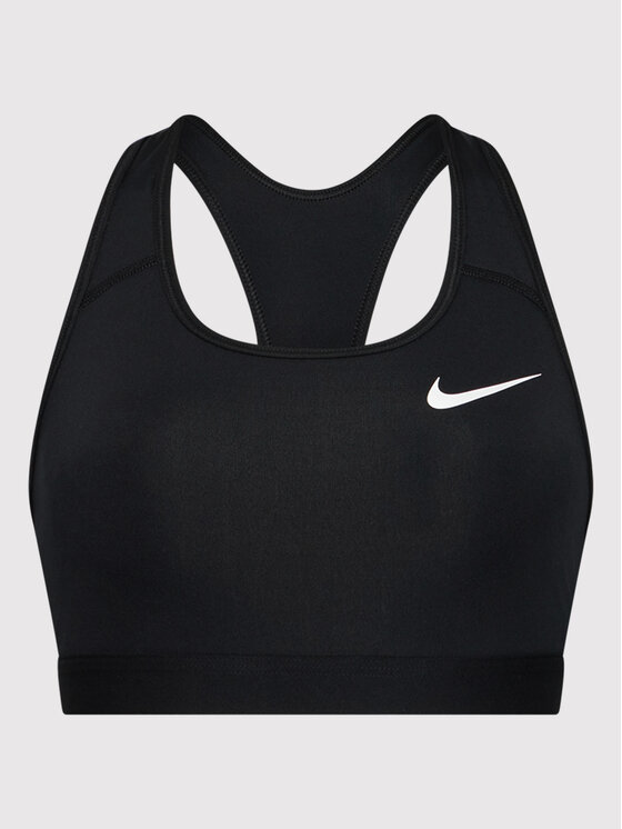 Nike Biustonosz sportowy Dri-Fit Swoosh BV3900 Czarny | Modivo.pl