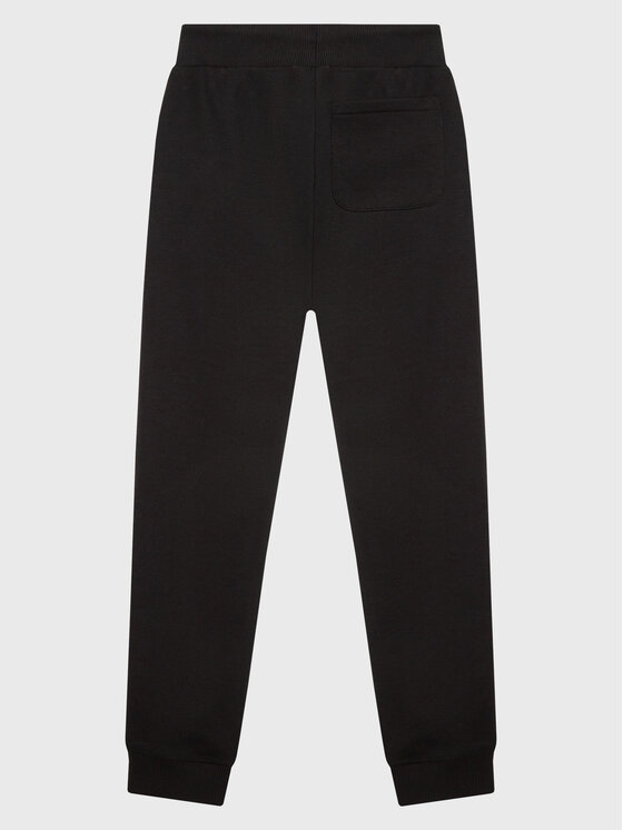 Calvin Klein Jeans Долнище анцуг Stack Logo Ib0ib01282 Черен Regular