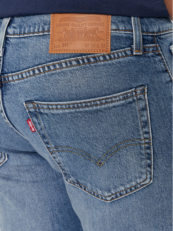 Levi's® Jeansy 511™ 04511-5834 Niebieski Slim Fit | Modivo.pl