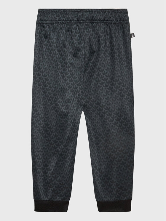 Adidas Jogginganzug Monogram Print Tracksuit H62934 Grau Regular Fit