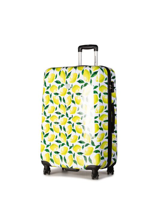 Saxoline Liels koferis Trolley L Lemon 1438H0.78.10 Balts | Modivo.lv