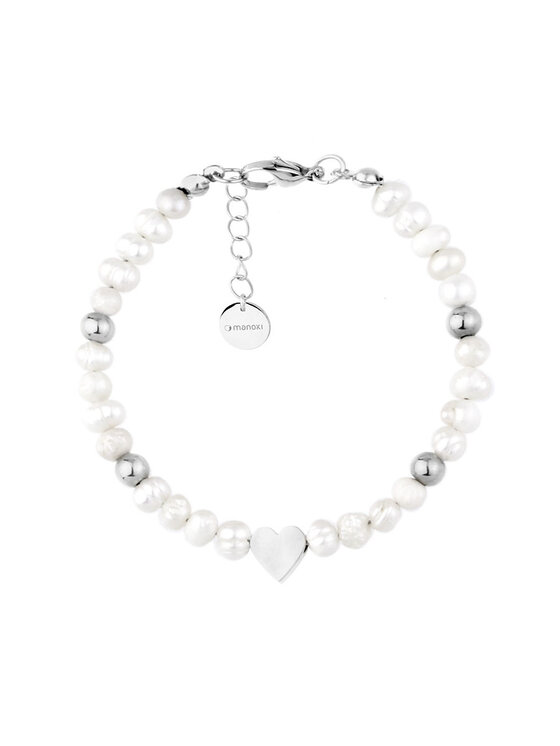 manoki Bransoletka BA999 Biały | Modivo.pl