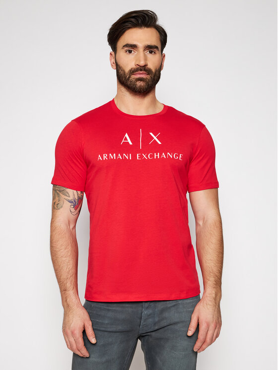 Armani Exchange T shirt 8NZTCJ Z8H4Z 1400 Rouge Slim Fit Modivo