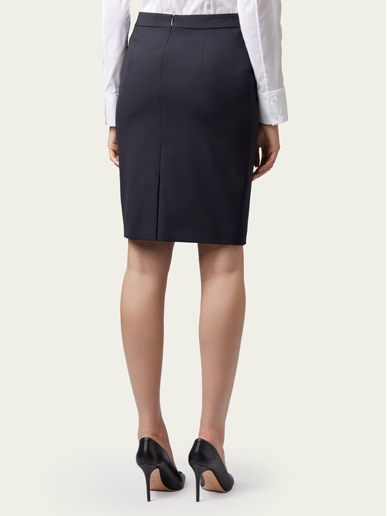 Boss Pouzdrová sukně Vilea 50291813 Tmavomodrá Slim Fit | Modivo.cz