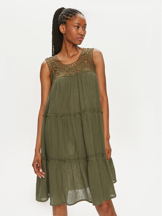 JDY Ljetna haljina Oda 15323448 Zelena Regular Fit | Modivo.hr