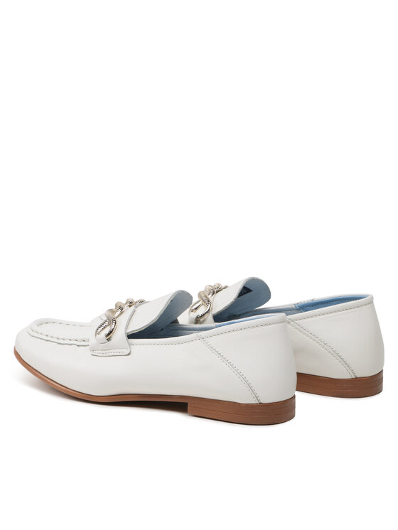 Tommy Hilfiger Lordsi Th Chain Feminne Loafer FW0FW07077 Écru | Modivo.lv