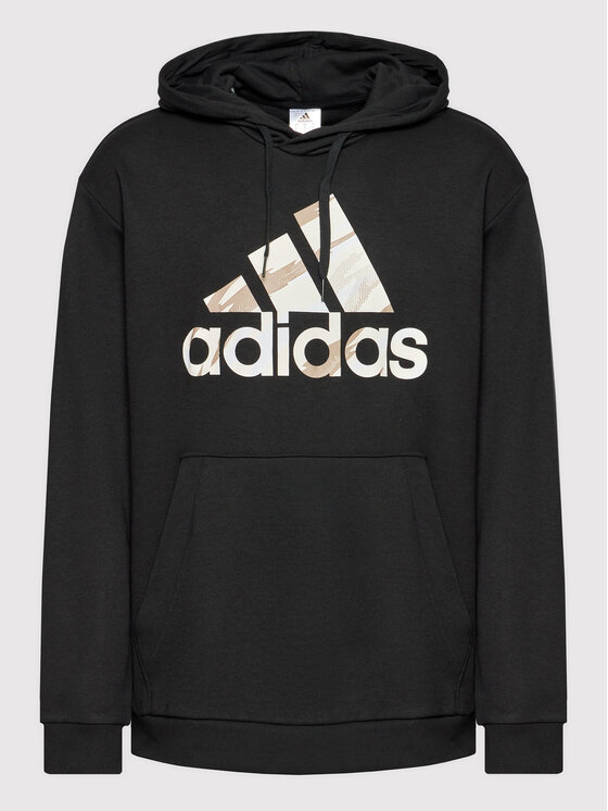 adidas Bluza Camo HE4374 Czarny Loose Fit | Modivo.pl