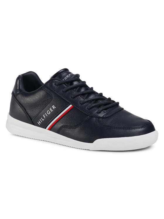 Tommy hilfiger lightweight leather sneaker store