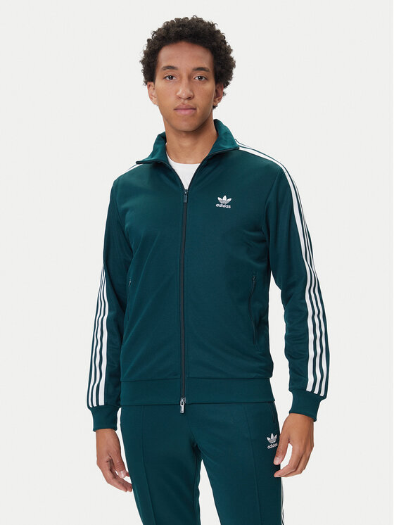 adidas Bluză adicolor Classics Beckenbauer JY1280 Verde Slim Fit ...