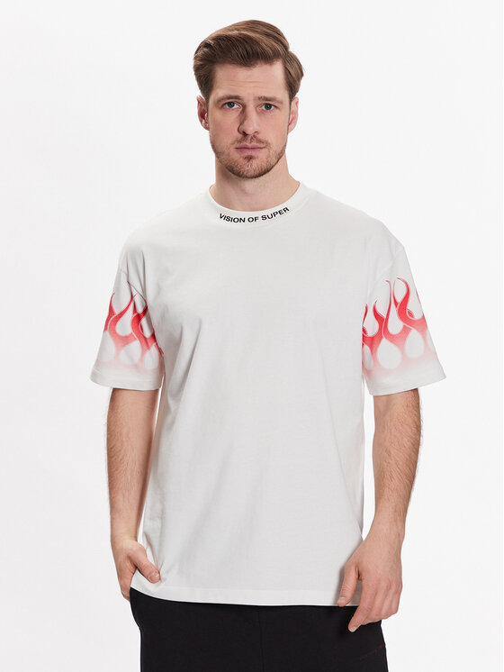 Vision Of Super T Shirt VS00473 WeiB Regular Fit Modivo