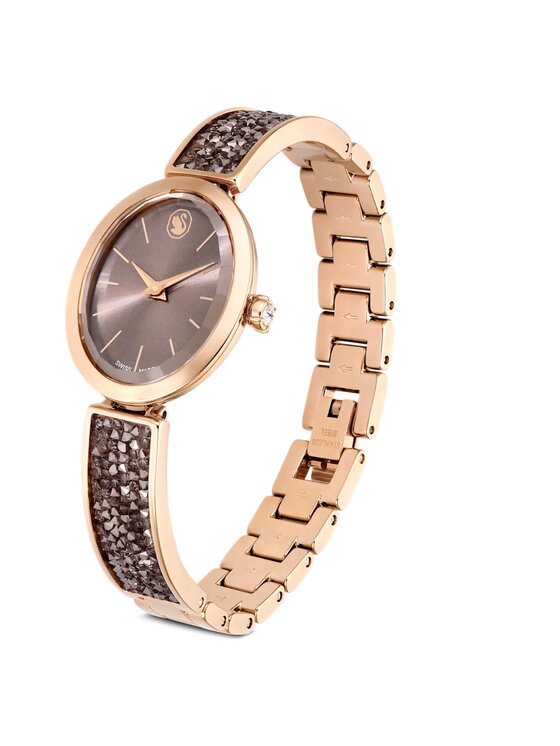 Swarovski Zegarek Crystal Rock Watch 5656857 Różowe złoto | Modivo.pl
