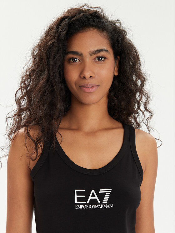 EA7 Emporio Armani Top 3DTH52 TJFKZ 1200 Schwarz Regular Fit | Modivo.de