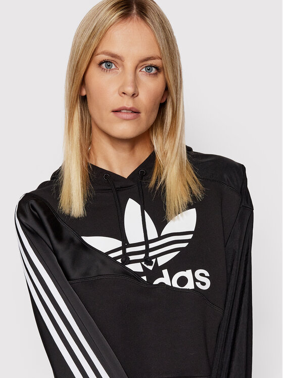 Adidas Суитшърт Adicolor Split Trefoil Hc7050 Черен Regular Fit Modivo Bg