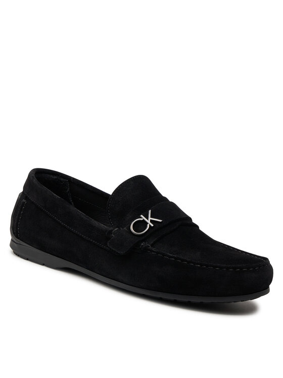 Calvin Klein Mokassins Driving Shoe Bold Logo HM0HM01448 Schwarz ...