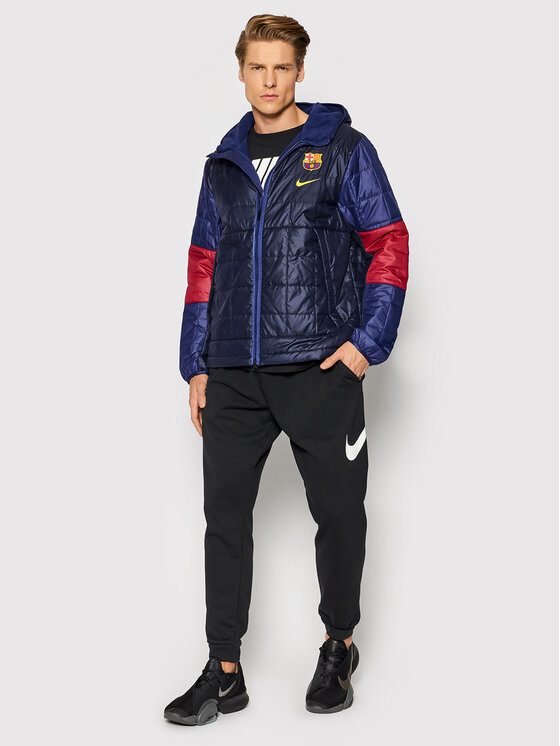 Nike Демісезонна куртка FC Barcelona DM0607 Cиній Regular Fit | Modivo.ua