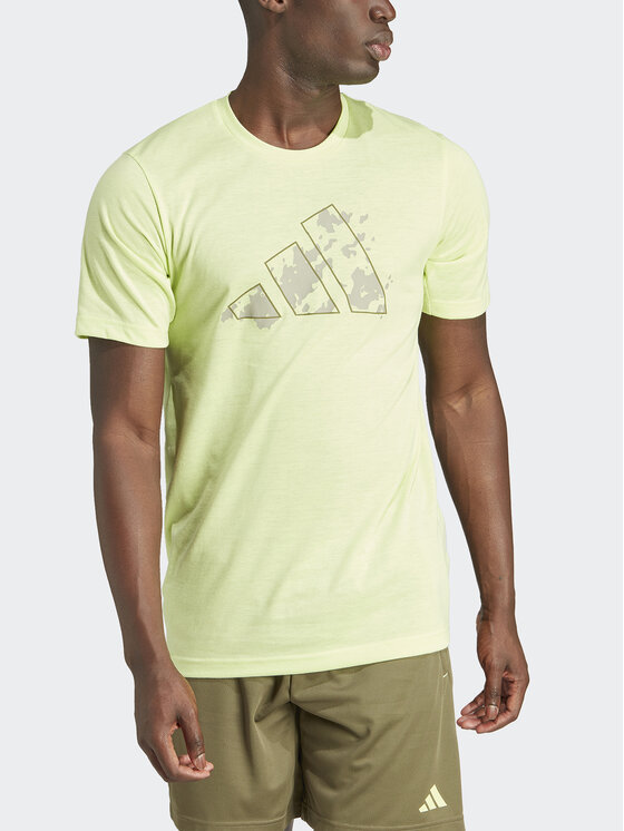 adidas T-shirt Train Essentials Seasonal Training Graphic IJ9602 Žuta ...