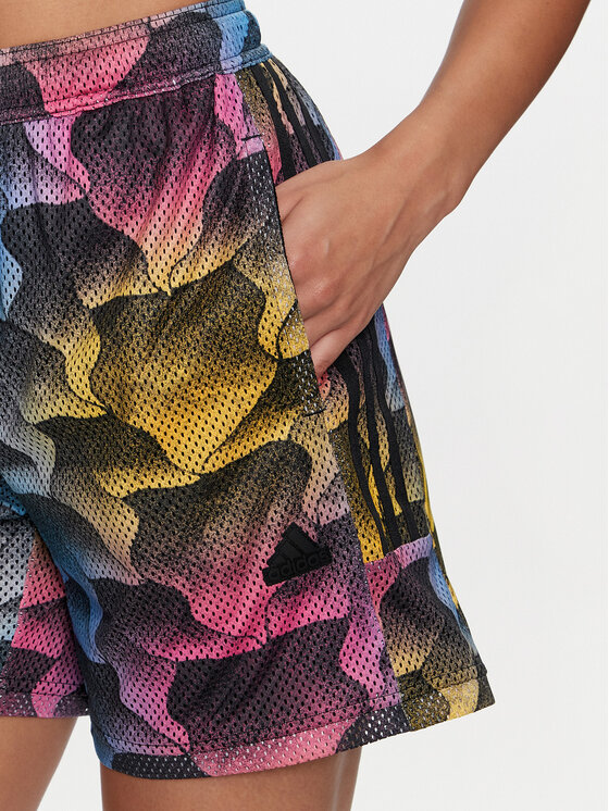 adidas Szorty sportowe Tiro Print IQ4813 Kolorowy Loose Fit | Modivo.pl