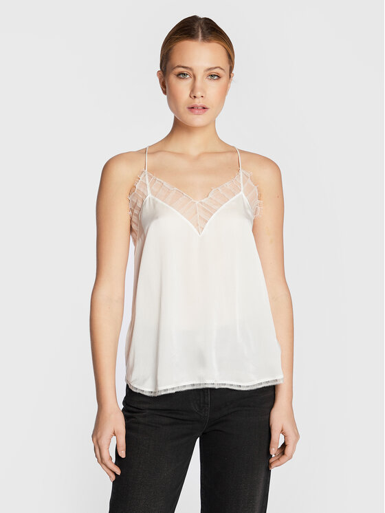 IRO Top Berwyn IROF020 Weiß Regular Fit | Modivo.at