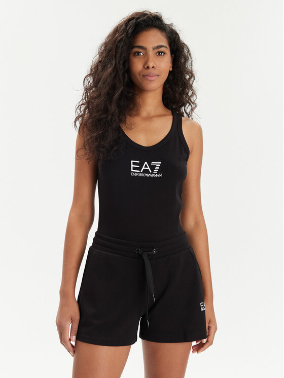 EA7 Emporio Armani Top 3DTH52 TJFKZ 1200 Schwarz Regular Fit | Modivo.de