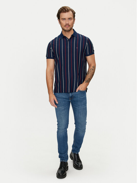Tommy hilfiger striped jeans store