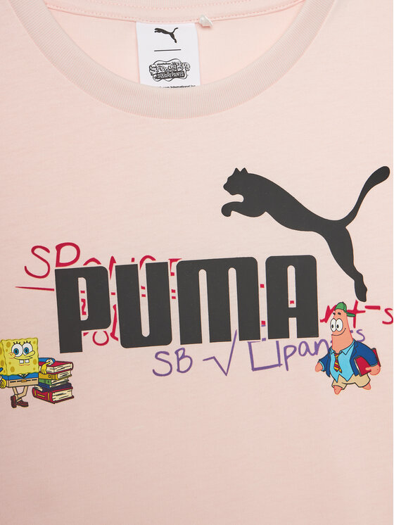 Puma T-Shirt Puma X Spongebob 622212 Rosa Regular Fit | Modivo.de