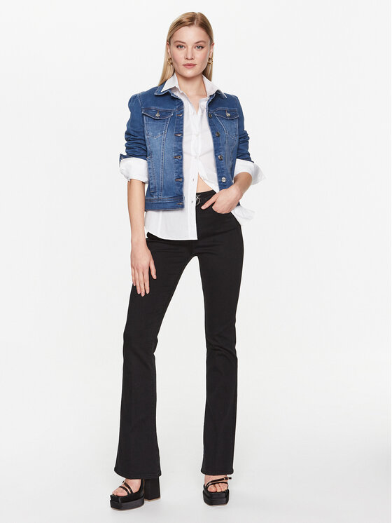 NAF NAF Jeansjacke Gcolo XENK2 Écru Regular Fit | Modivo.de