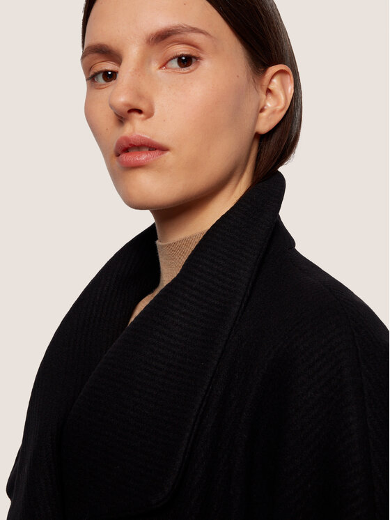 Boss Vilnonis paltas Cedani 50395591 Juoda Regular Fit | Modivo.lt