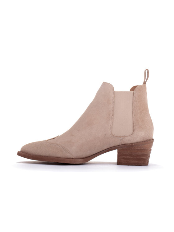 Marco Shoes Botki 2207B-813-1 Beżowy | Modivo.pl