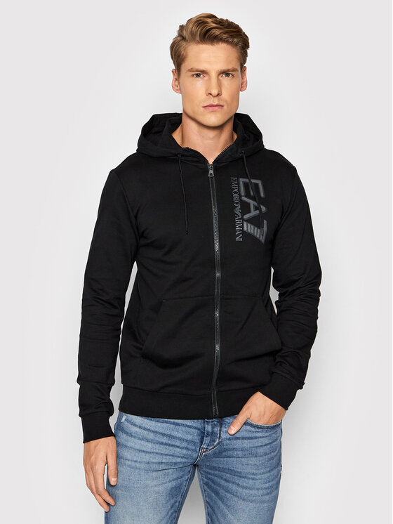 EA7 Emporio Armani Sweatshirt 6KPM53 PJ05Z 1200 Schwarz Regular Fit | Modivo.de