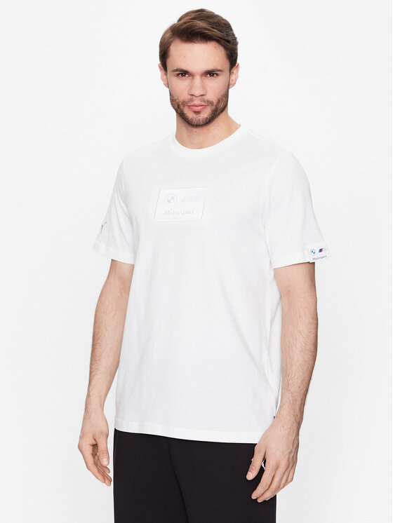 Puma T-Shirt Bmw Mms Logo 538141 Weiß Regular Fit | Modivo.de