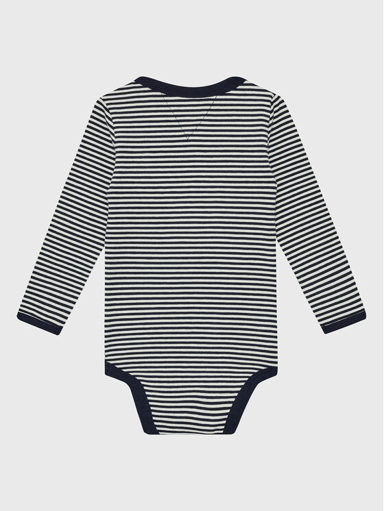 Tommy Hilfiger Set 3 body-uri pentru copii KN0KN01479 Colorat Regular ...