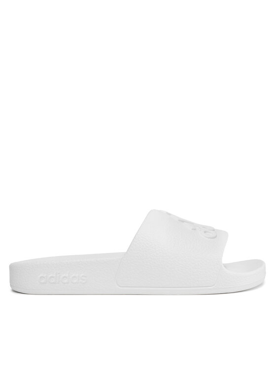 adidas Pantoletten adilette Aqua Slides IF7370 Weiß | Modivo.de