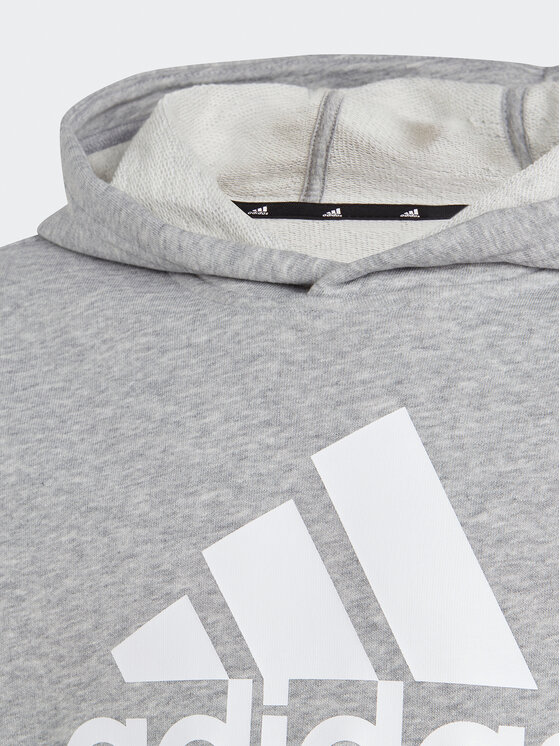 adidas Bluza Big Logo Essentials IC6835 Szary Regular Fit | Modivo.pl