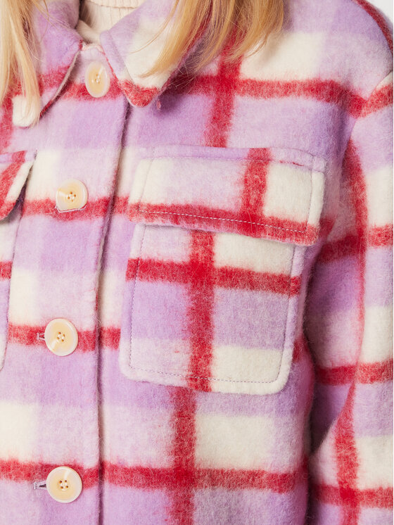 Sisley Übergangsjacke 2N7WLN01D Violett Regular Fit | Modivo.de