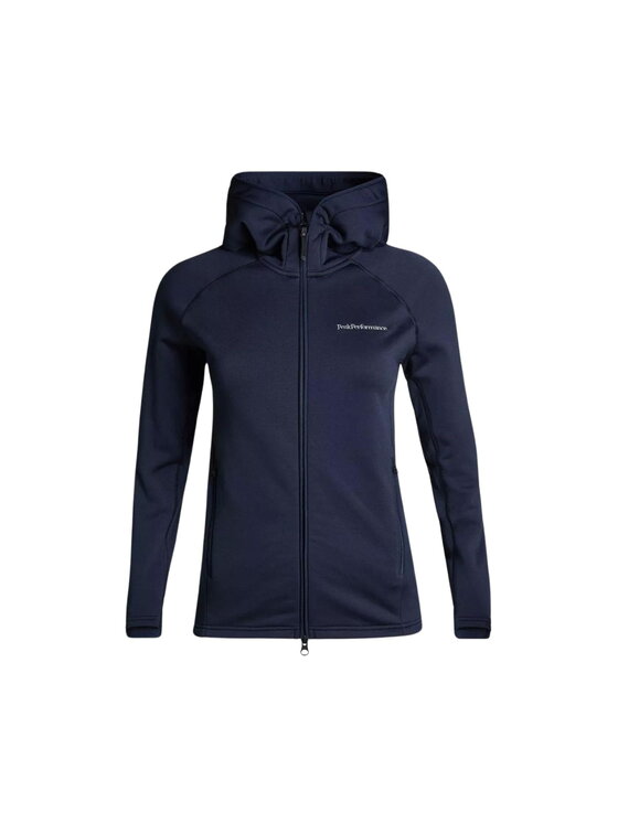 Peak Performance Bluza Chill Light Zip Hood Granatowy Standard Fit ...