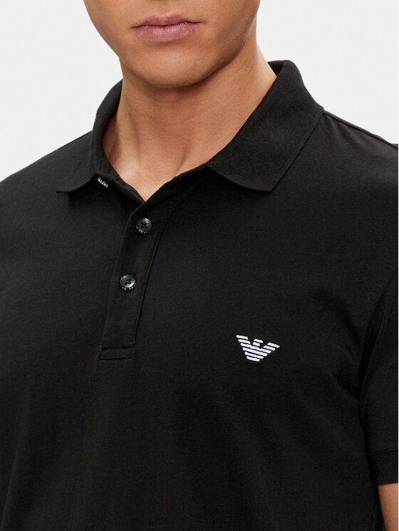 Emporio Armani Underwear Polo 211804 4R482 00020 Czarny Regular Fit ...