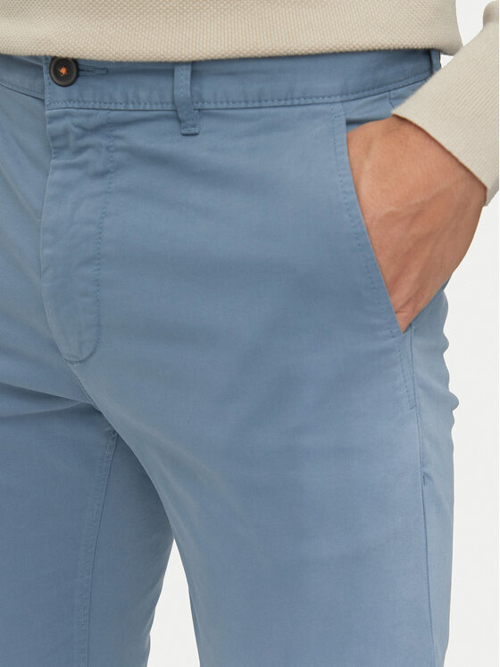 Boss Chinosy 50510933 Niebieski Slim Fit | Modivo.pl