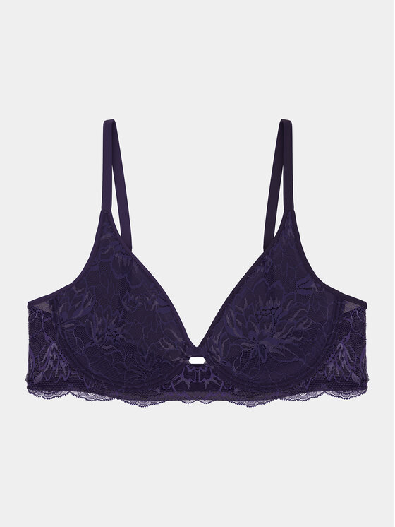 Triumph Σουτιέν με μπανέλα Amourette Charm T W02 10214458 Σκούρο μπλε ...