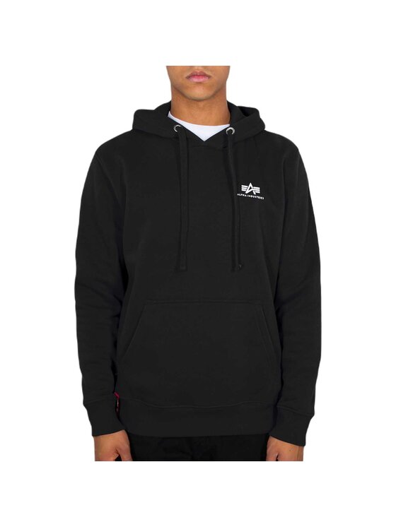 Alpha Industries Bluza AI.196318-03-4XL Czarny Basic Fit | Modivo.pl