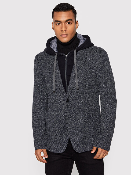 JOOP! Jeans Marynarka Jjb-18Hoodney-J4 30022918 Granatowy Slim Fit ...