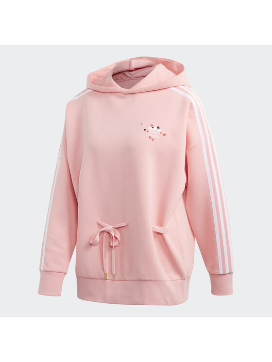 adidas Bluza Hoodie GK7175 Różowy | Modivo.pl